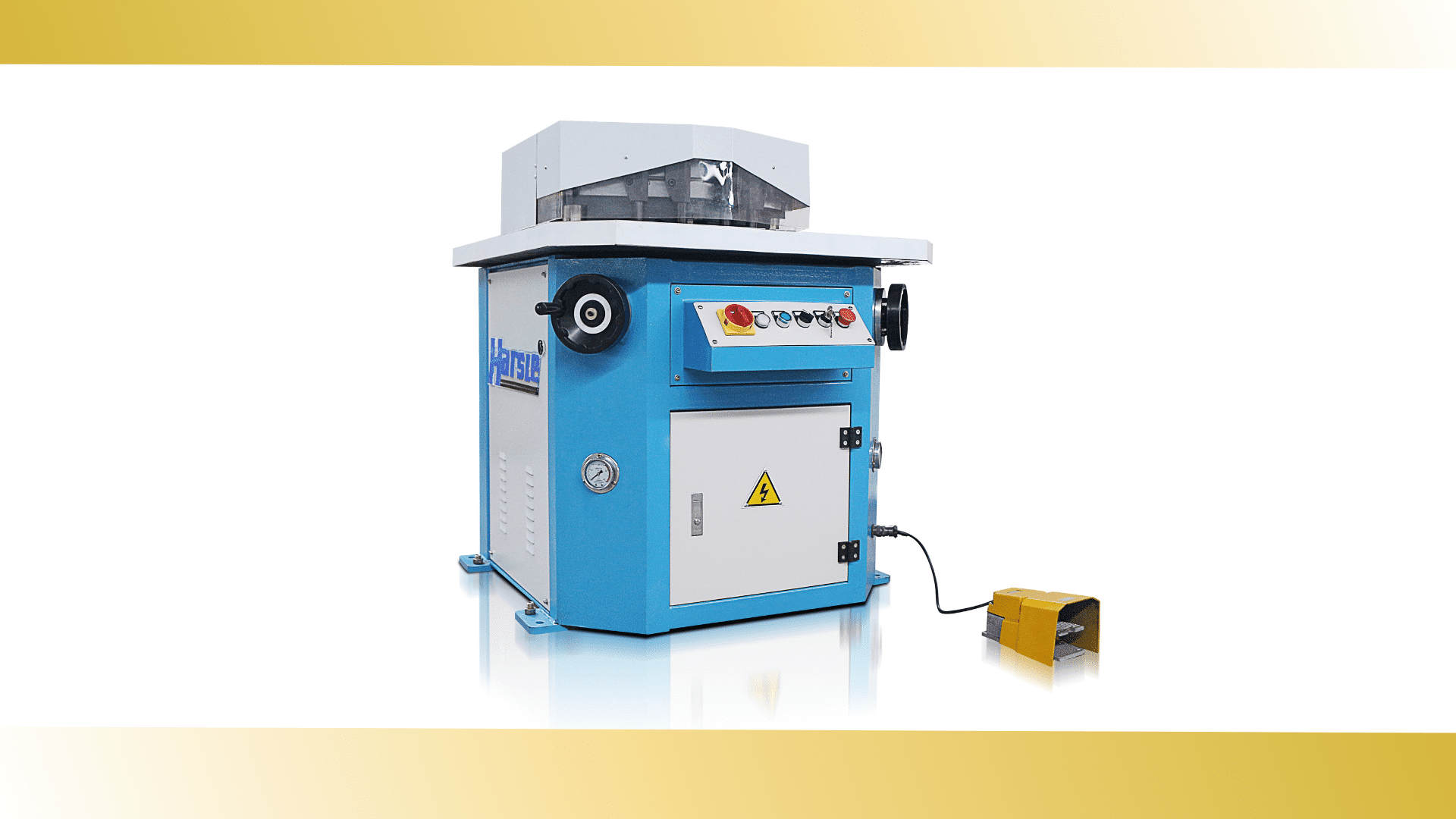 Hydraulic Notching Machine with Angle Adjustment - Video Center