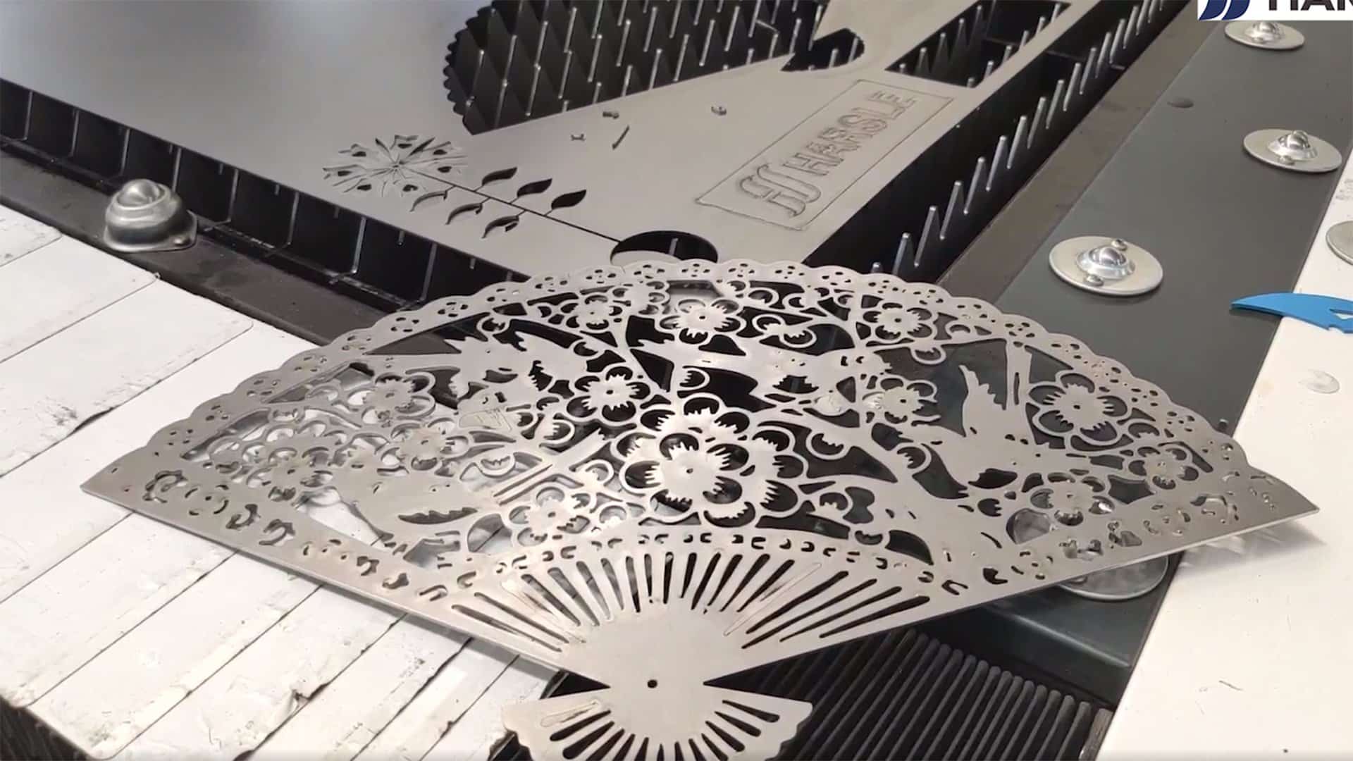 How to Cut The Fan by CNC Fiber Laser Cutting Machine - Video Center