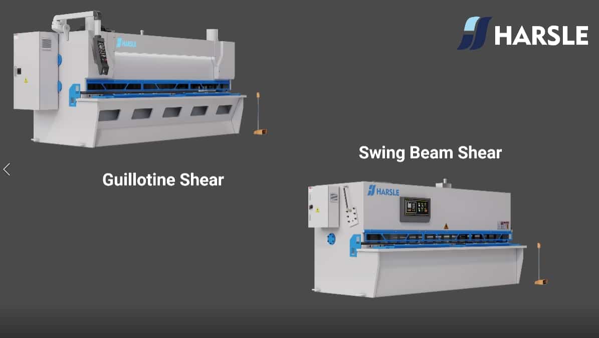 Swing Beam Shear VS Guillotine Shear - Video Center