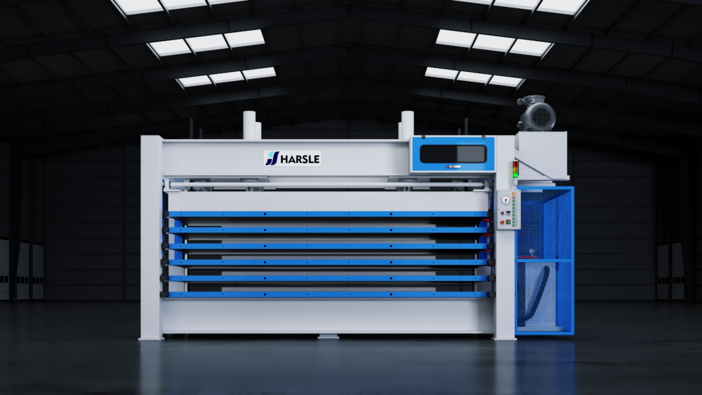 Hot Press Machine in Steel Door Production Line - Video Center
